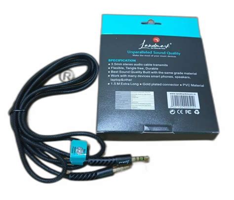 Landmark Lmax518 Aux Audio Cable For To Transfer Sound At ₹ 149piece