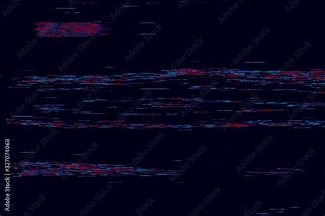 Glitch No Signal Background Pixel Noise Texture Analog Stock Illustration Adobe Stock