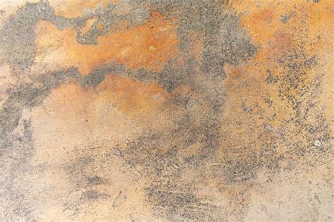 Rust Stains On Concrete Surface Stock Photo Image Of Aged Concrete