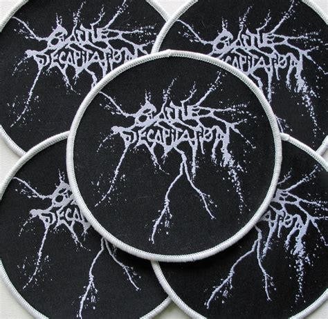 Naszywka Cattle Decapitation Logo White Razorray