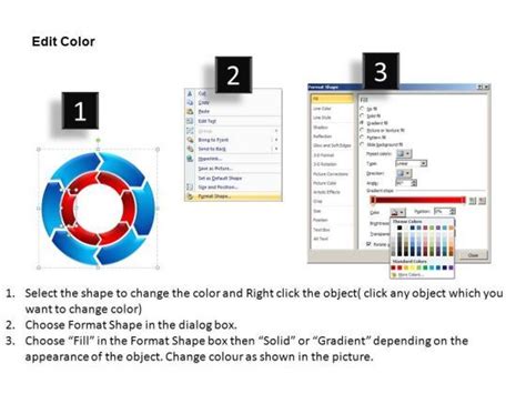 Stage Layers PowerPoint Circle Chart Slides