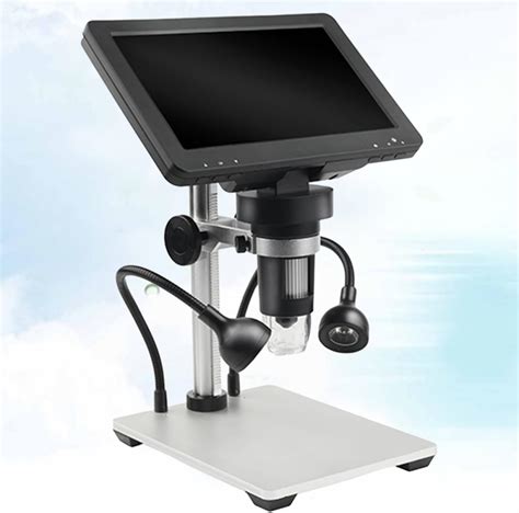 Mikikit 1pc Digital Microscope With Display Desktop Microscope Display