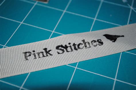 Pink Stitches How To Make Your Own Labels