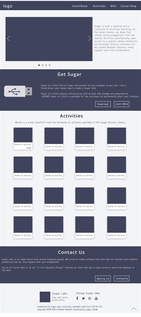 Summer Of Code2016redesign And Recreate Sugarlabs Web Appearance