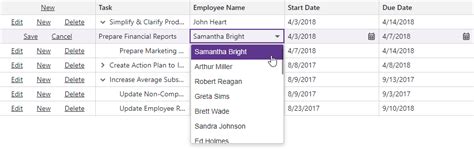 Columns In Blazor Treelist Blazor Devexpress Documentation