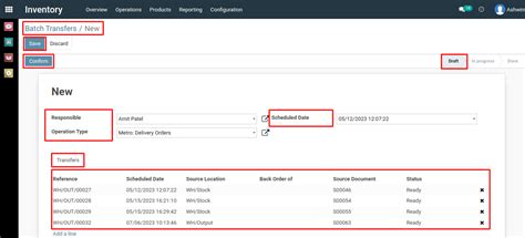 Supportinventoryuser Guidehow To Create Batch Transfer In Inventory Application Metro Group