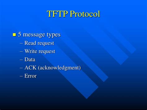 Ppt Tftp Trivial File Transfer Protocol Powerpoint Presentation Free Download Id 3772360