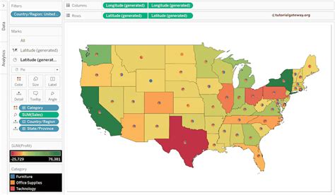 Add A Pie Chart To Tableau Maps