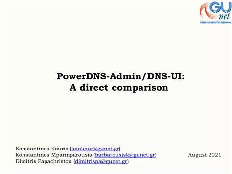 Powerdns Admin Vs Dns Ui Pdf