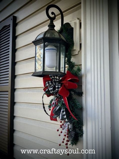 Diy Christmas Porch Light Decoration Artofit