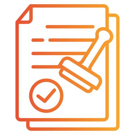 Document Generic Gradient Outline Icon