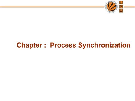 SOLUTION Os Process Synchronization Unit 3 Studypool