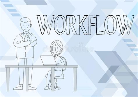 Writing Displaying Text Workflow Business Approach Series Of