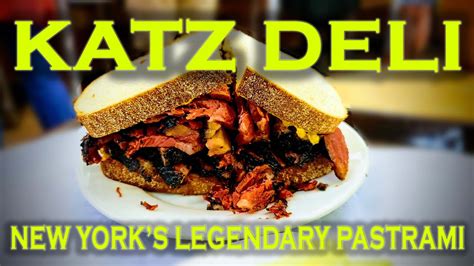 Katz Deli New Yorks Most Legendary Pastrami Sandwich Youtube