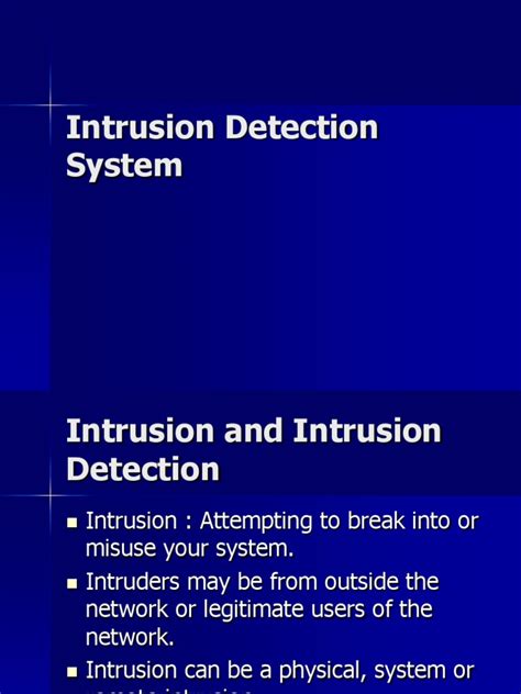 Intrusion Detection System Pdf Information Technology Computer Networking