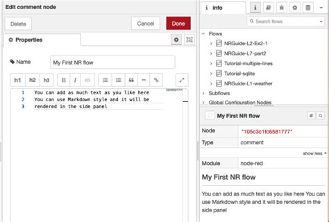 Node RED Lecture Building Your First Flow Node RED Programming Guide