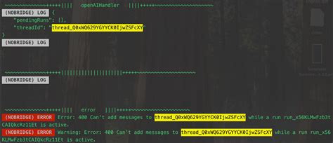 Issue With Assistant Api “cannot Add Message To Thread Due To Active