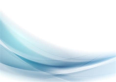 Premium Vector Abstract Blue Soft Elegant Waves Background