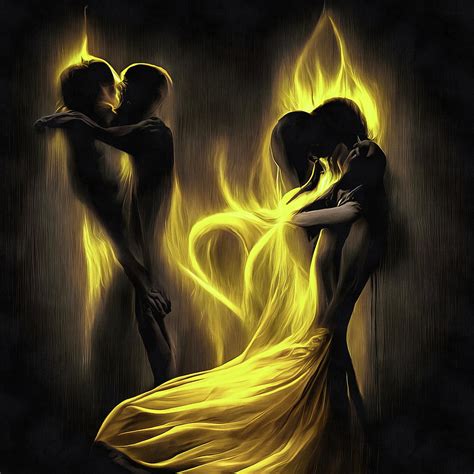 Hot Love 03 Burning Passion Digital Art By Matthias Hauser Fine Art