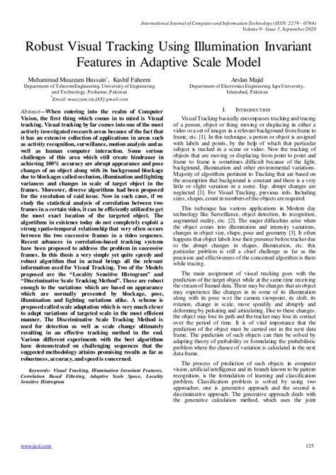 Pdf Robust Visual Tracking Using Illumination Invariant Features In