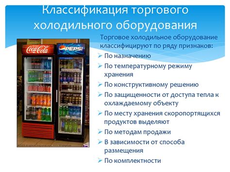 Оборудование предприятий торговли. Торговое холодильное оборудование ...