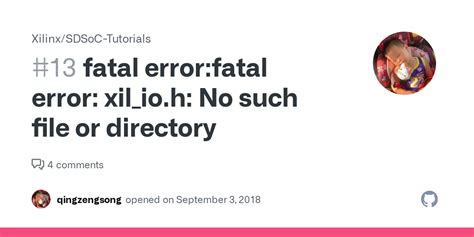 fatal error fatal error xil io h no such file or directory · issue