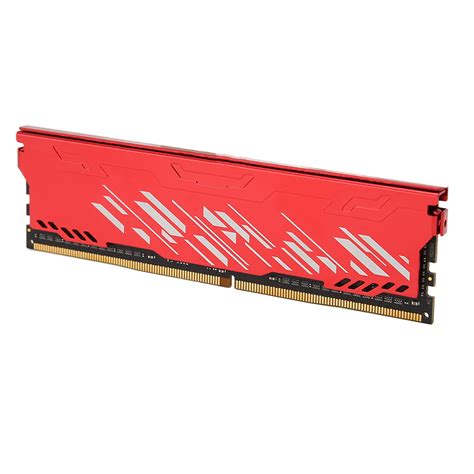 4gb Ddr4 Ram 2666mhz 21300 Bandwidth Fast Heat Sink Red Metal Case Cl 19 19 19 43 Gaming