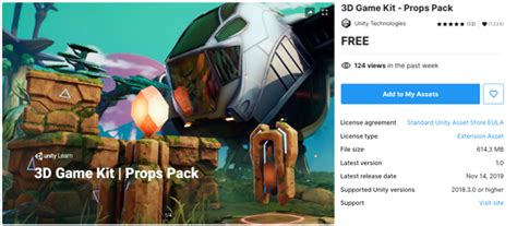 在 Asset Store 中购买或下载资源包 Unity 手册