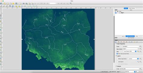 Qgis Labels Automatically Changing Position From Main View To Print Composer Geographic