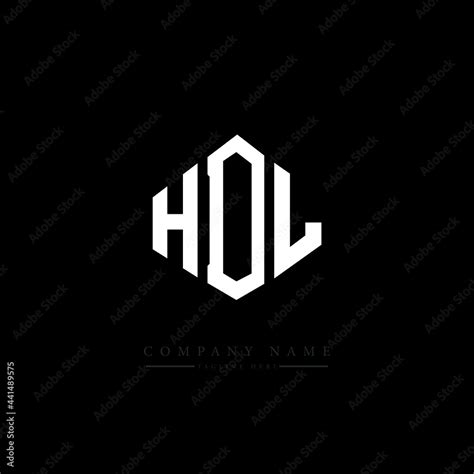 Hdl Letter Logo Design With Polygon Shape Hdl Polygon Logo Monogram Hdl Cube Logo Design Hdl