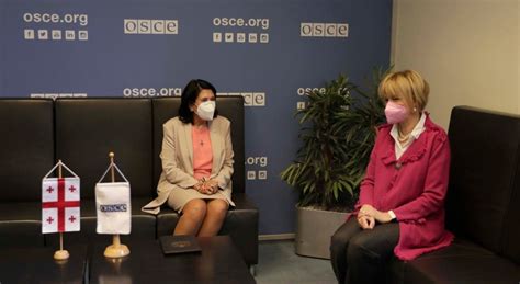 სალომე ზურაბიშვილი ავსტრიაში ოფიციალური ვიზიტის ფარგლებში ეუთო ს გენერალურ მდივანს შეხვდა