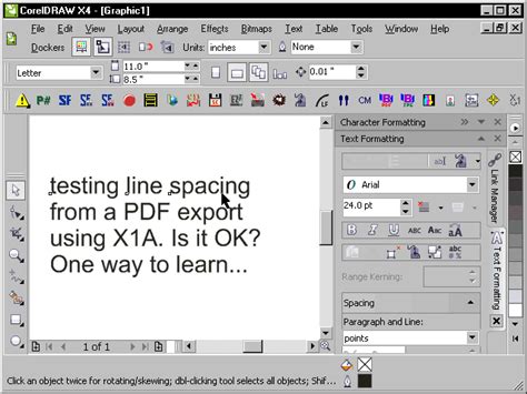 Text Line Spacing From Imported PDF Files Graphics Unleashed