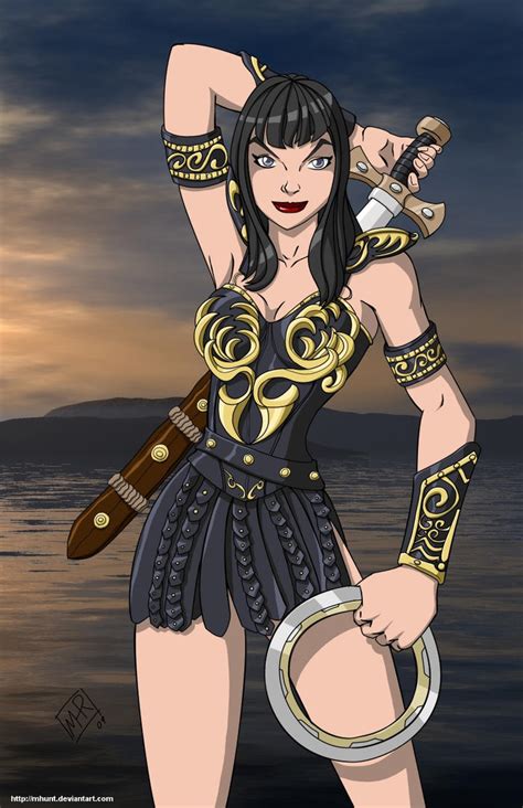 Xena Commission By Mhunt On Deviantart