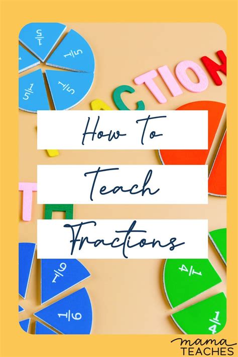 How To Teach Fractions Teaching Fractions Understanding Fractions How To Teach Fractions Teaching Fractions Understanding Fractions