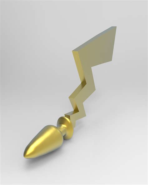 Stl File Butt Plug Pokemon Pikachu Tail 🔌・3d Print Model To Download・cults