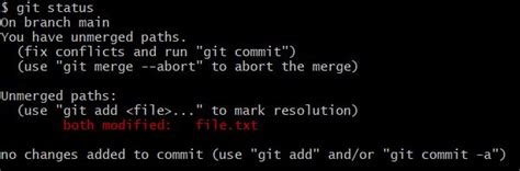 [git] Branch Merge 충돌해결