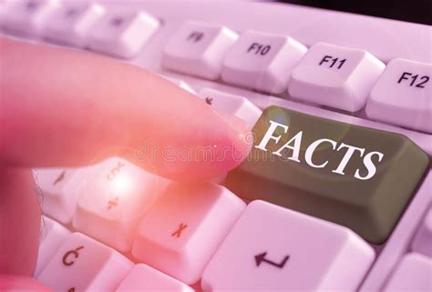 Handwriting Text Facts Concept Meaning Information Used As Evidence Or Part Of Report News