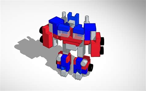 3d Design Transformers Optimus Prime Robot Tinkercad