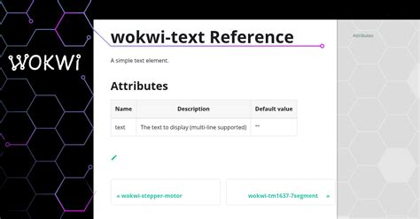 Wokwi Text Reference Wokwi Docs Wokwi Text Reference Wokwi Docs
