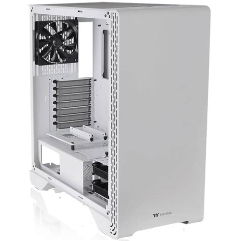 Gabinete Thermaltake S300 Tg Snow Edition 2 Fans Blanco Atx Mid Tower
