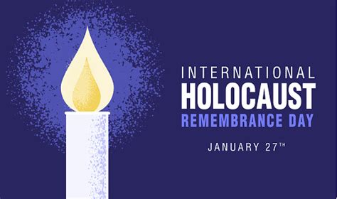 국제 홀로코스트 추모의 날 1월 27일 웹 배너 디자인 조명 촛불 Holocaust에 대한 스톡 벡터 아트 및 기타 이미지 Holocaust 국제 홀로코스트 추모의 날