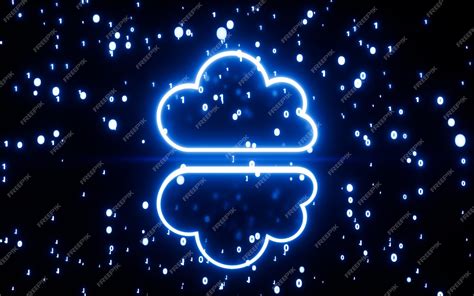 Premium Photo Cloud Computing And Binary Code 3d Rendering
