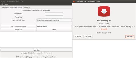 Pygobject Youtube Dl Pygtk Gui Nexus Coding