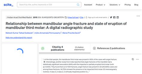 Relationship Between Mandibular Angle Fracture And State Of Eruption Of Mandibular Third Molar