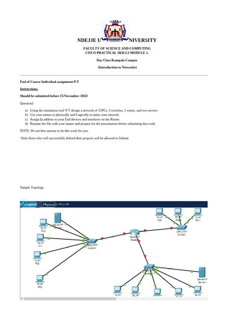 Cisco Practical Skills Pdf Computers Technology And Engineering