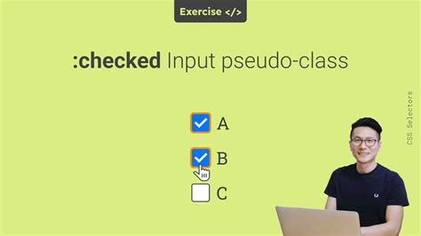 Checked Css Pseudo Class Selector 🚀 Exercise Css Selectors Css