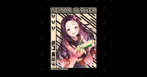 Nezuko Kamado Demon Slayer Nezuko Kamado Sticker Teepublic