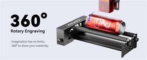 Longer Laser Engraver Rotary Roller Y Axis Rotary Roller 360° Rotation For Laser
