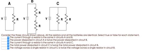 Solved Consider The Three Circuits Shown Above All The Chegg Com