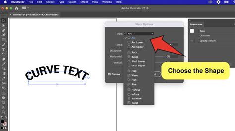 How To Curve Text In Illustrator In Easy Steps